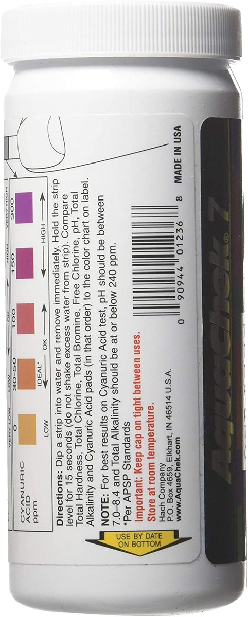 Aquachek Silver 7 in 1 Test Strips 551236 – PoolAndSpaFlow